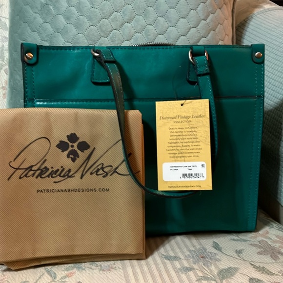 Patricia Nash | Accessories | Patricia Nash Teal Ava Satchel | Poshmark
